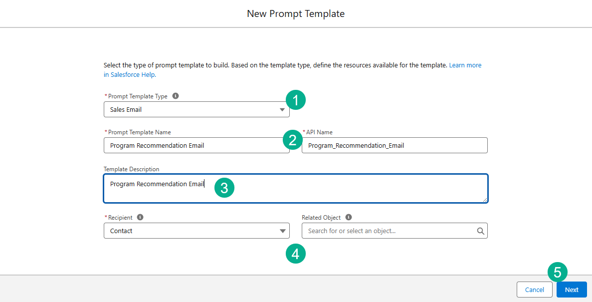 How to Finish Exercise III of the Prompt Builder Templates Superbadge ...
